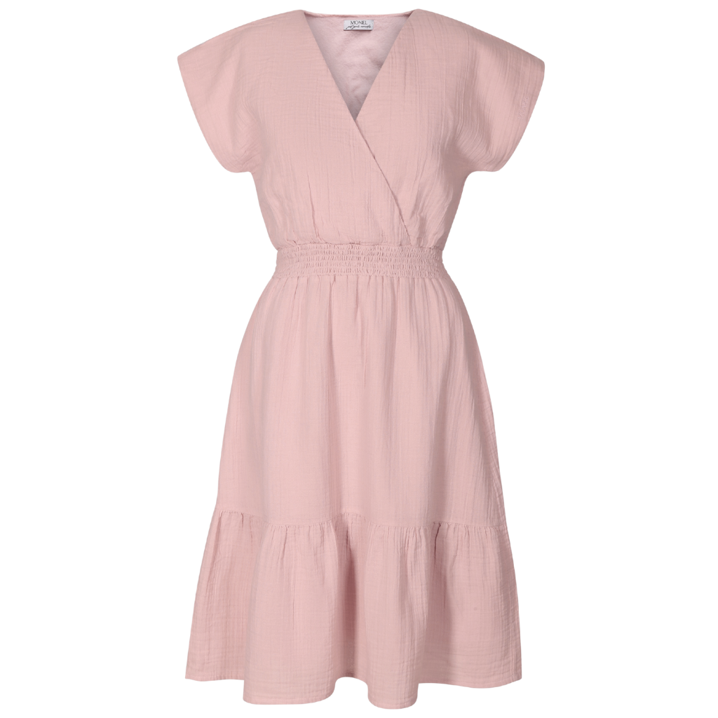 Růžová mušelínová kolekce Moniel Pink